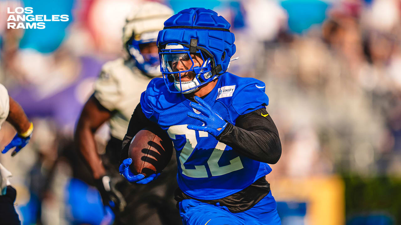 Blake Corum working toward complementary role in Rams' running back ...