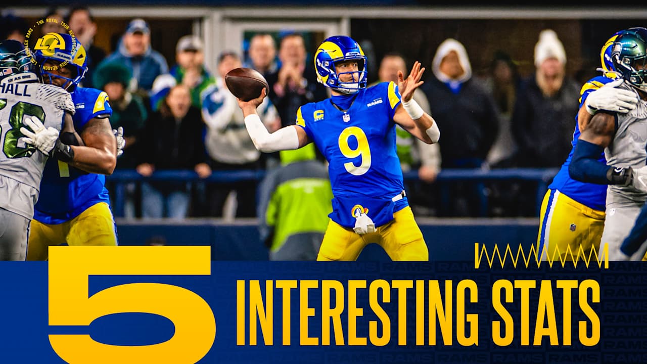 5 interesting stats from the Rams' overtime loss to the Seahawks ...