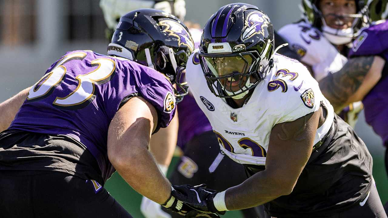 Photos: Ravens Prepare for Houston