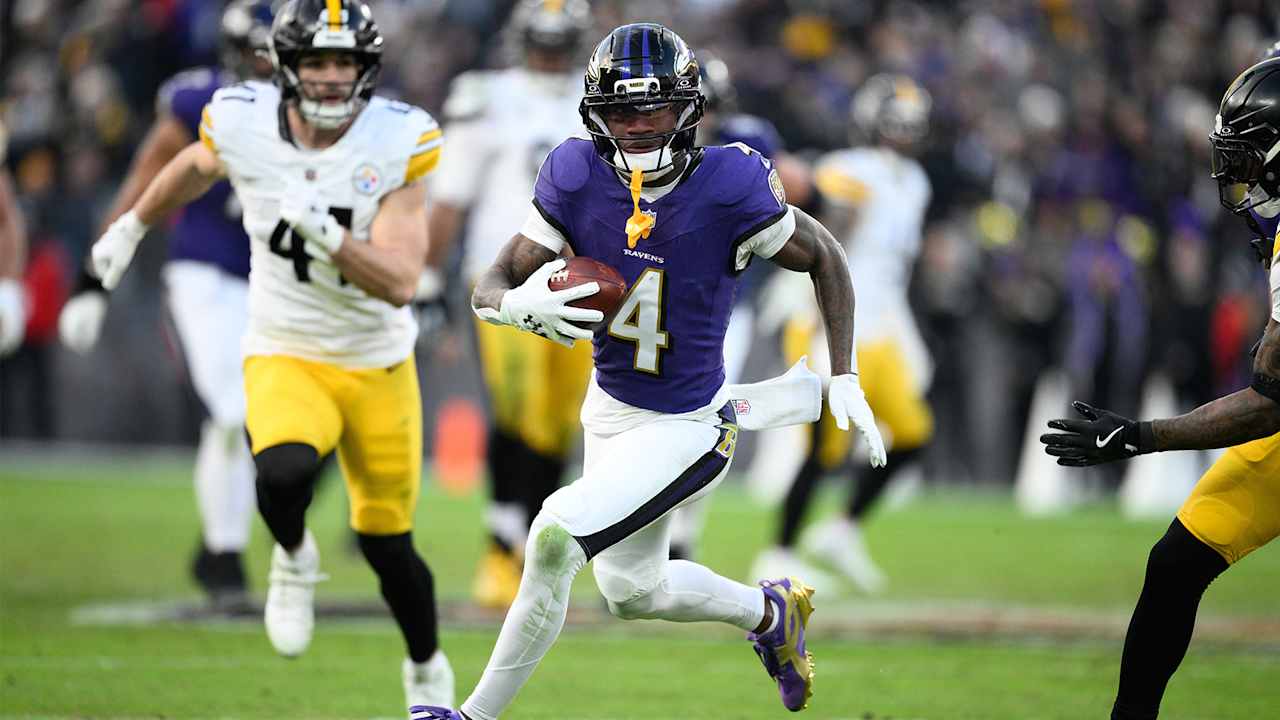 Lamar Jackson Hits Zay Flowers for 33-Yard Gain | Game Highlight