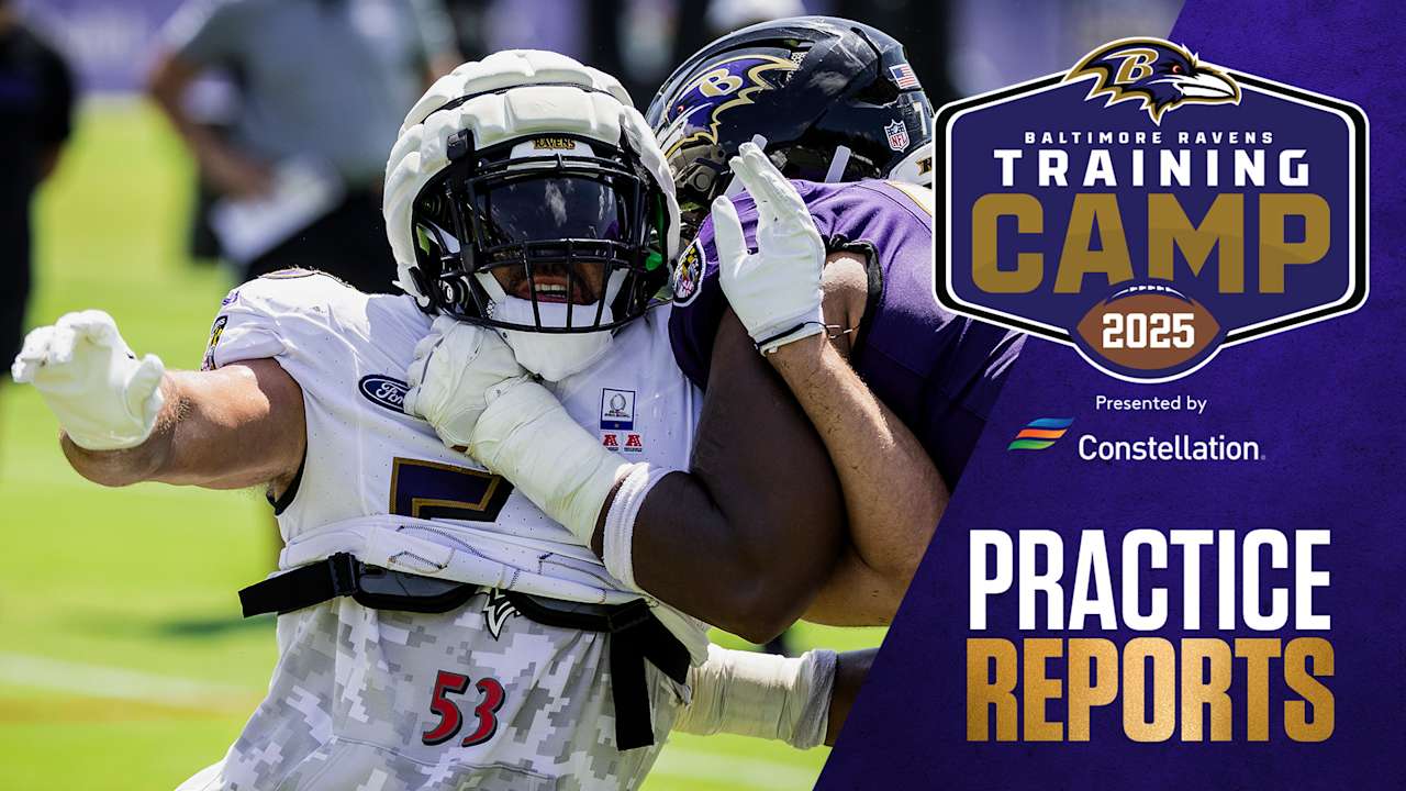 Ravens End Practice With Spirited Pass Rush Drill | Practice Report