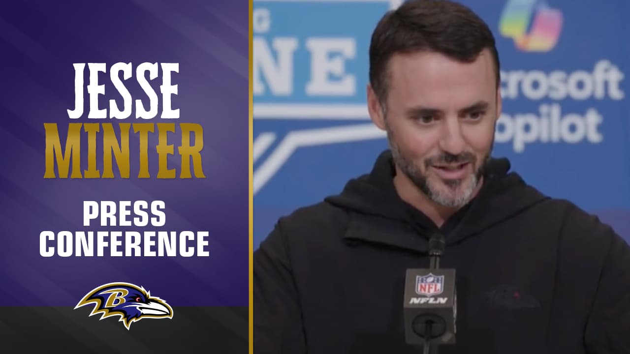 Jesse Minter's 2026 NFL Scouting Combine Press Conference | Ravens ...