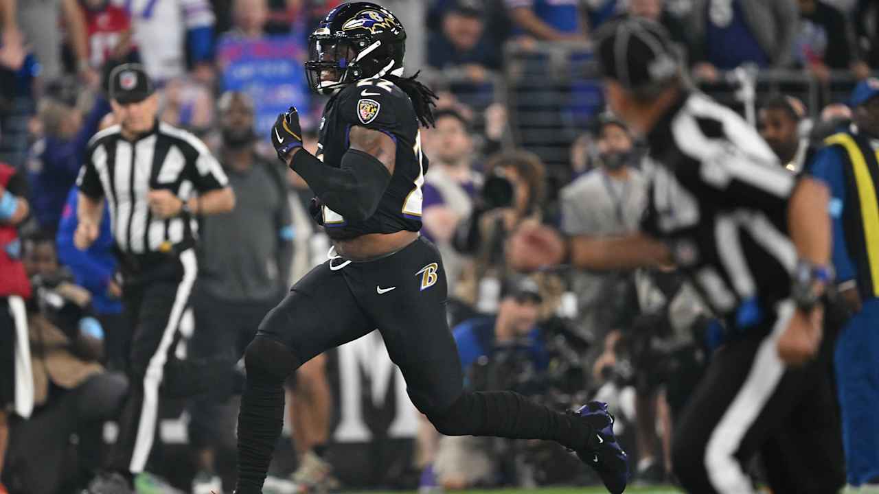 Derrick Henry Rips 87-Yard Touchdown on Ravens' First Play | Ravens ...