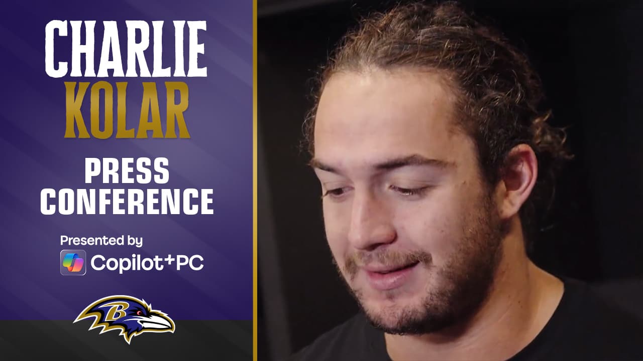 Charlie Kolar: We Needed a Win | Ravens Press Conference