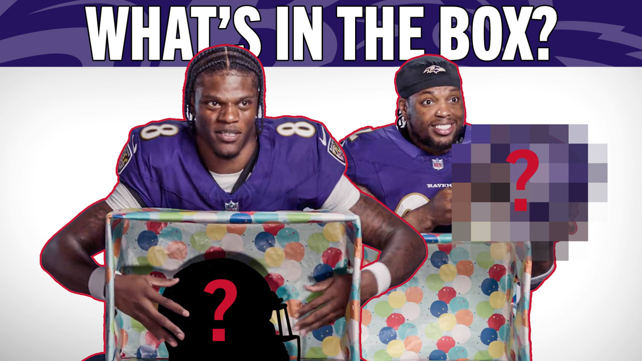 Ravens Players Surprised with New Helmet | What's in the Box?