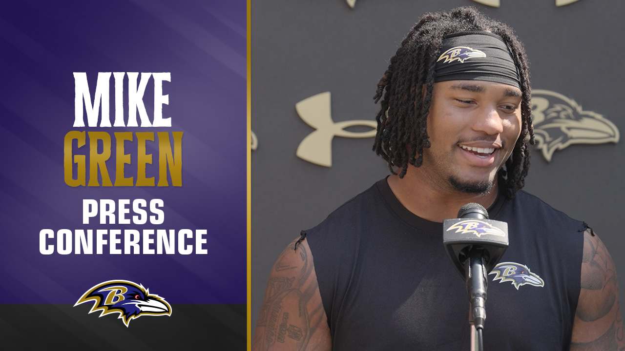 Mike Green on His First Padded Practices | Ravens Press Conference