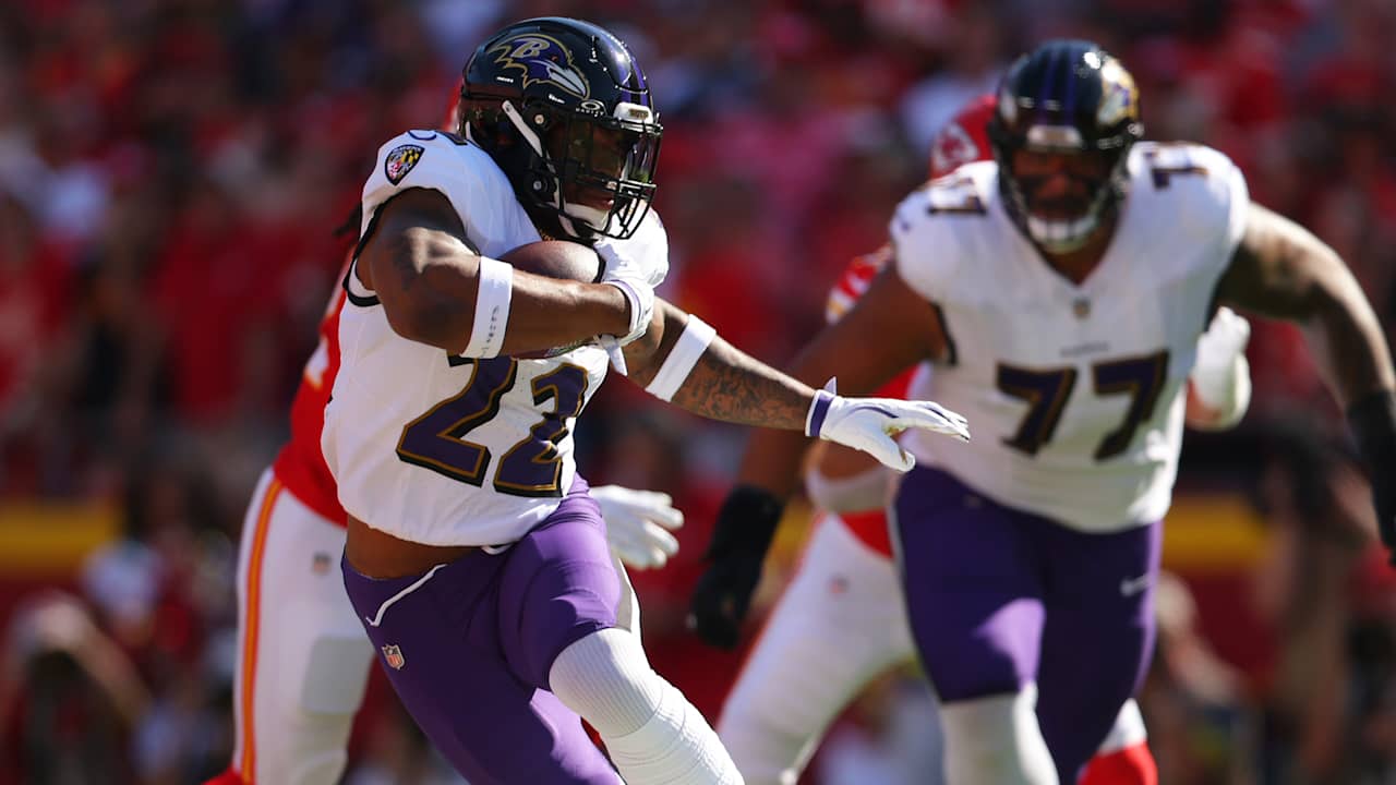 Game Action Gallery: Ravens at Chiefs, Week 4