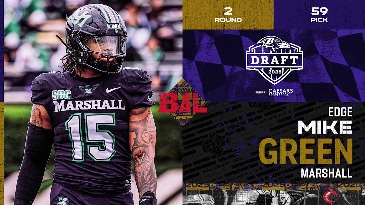 Ravens Select Pass Rusher Mike Green in Round 2