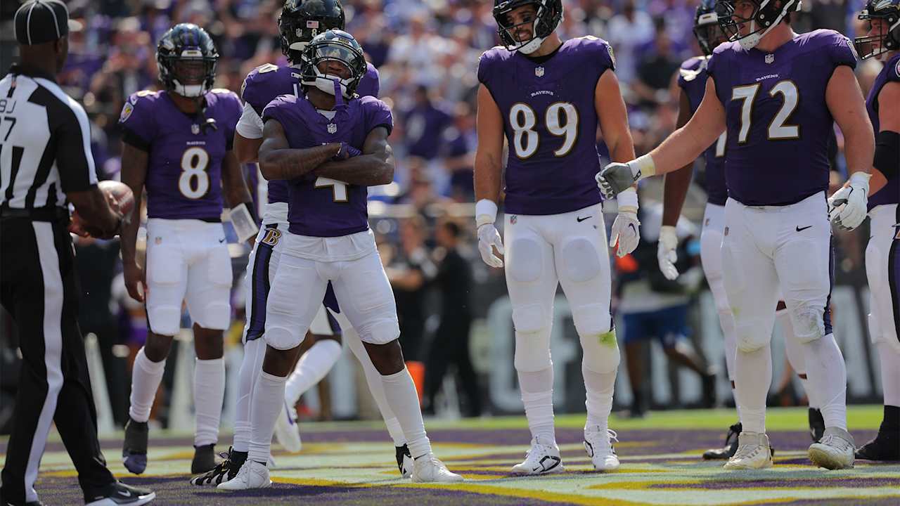 Zay Flowers Honors Jacoby Jones After His First Touchdown