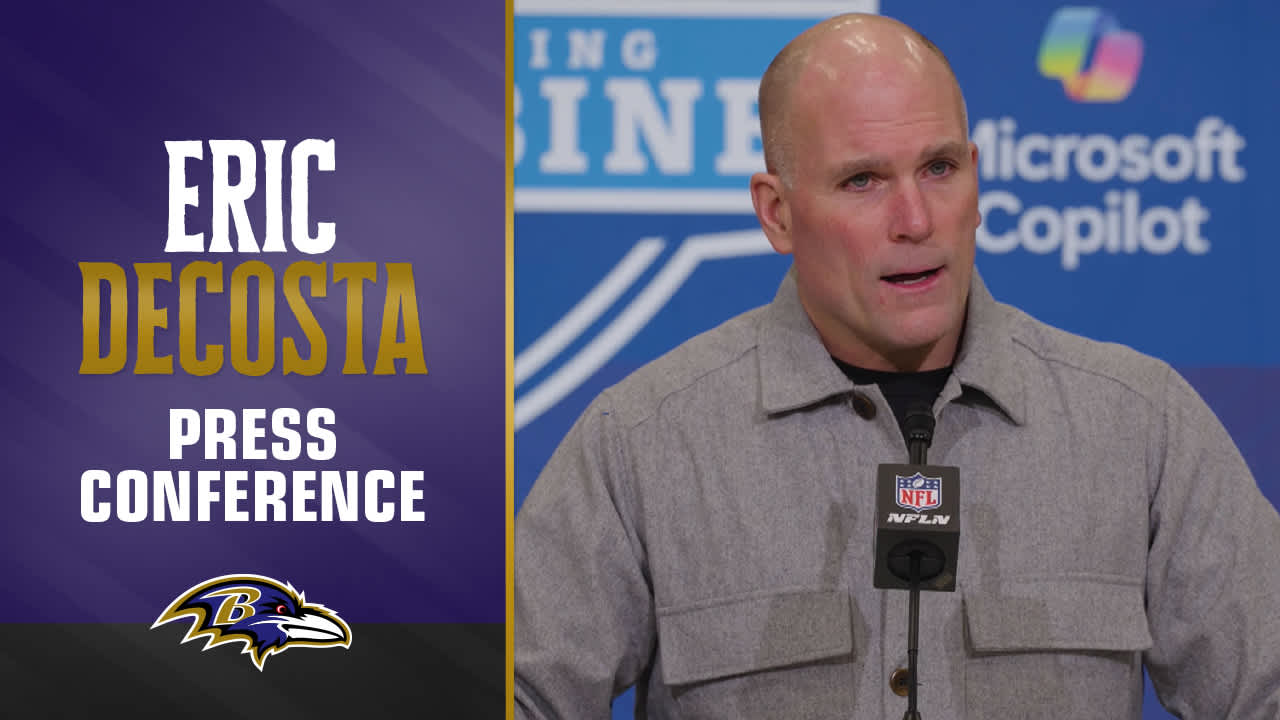Eric DeCosta's 2026 NFL Scouting Combine Press Conference | Ravens ...