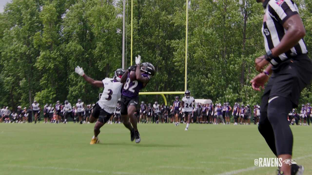 Lamar Jackson Throws Two Perfect Deep Passes to Dayton Wade | Ravens ...