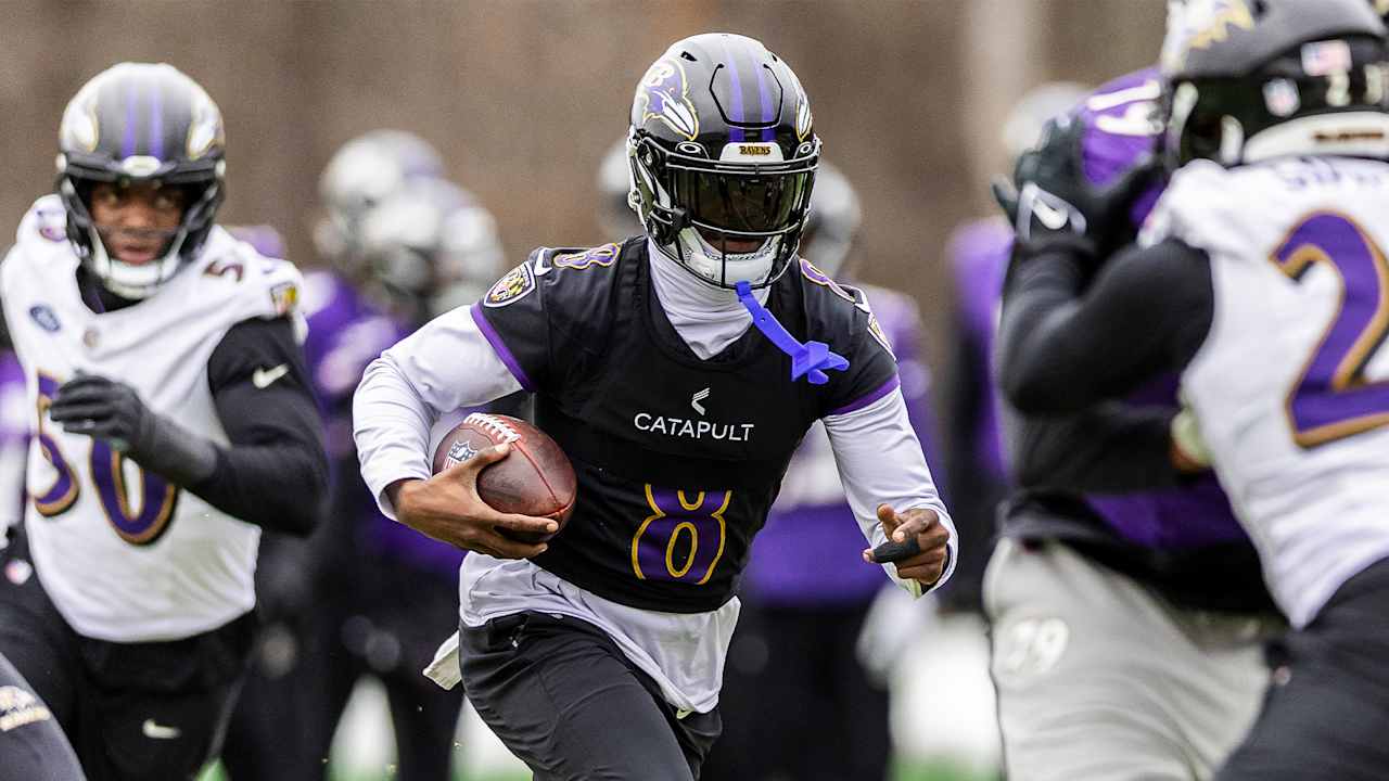Photos: Ravens Prepare for AFC North Showdown With Steelers
