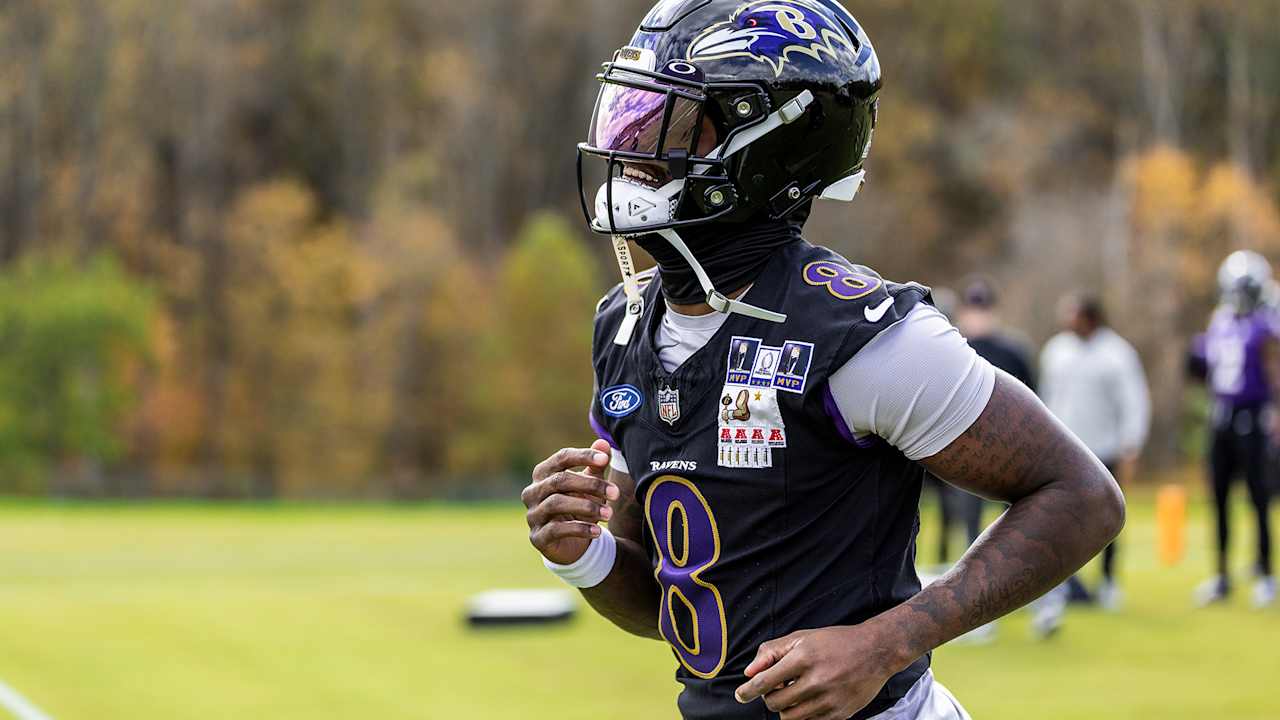 Photos: Ravens Prepare for Week 8 Game vs. Bears
