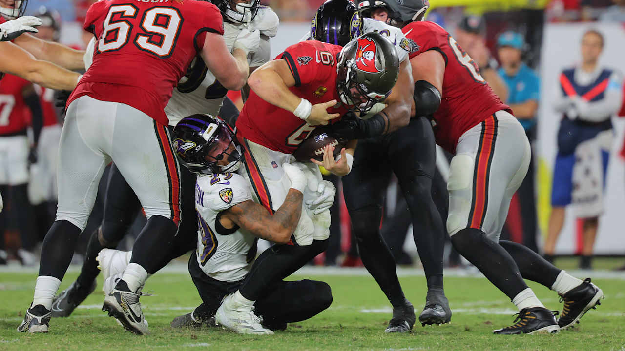 Ar'Darius Washington Gets His First Sack of the Season | Ravens vs ...