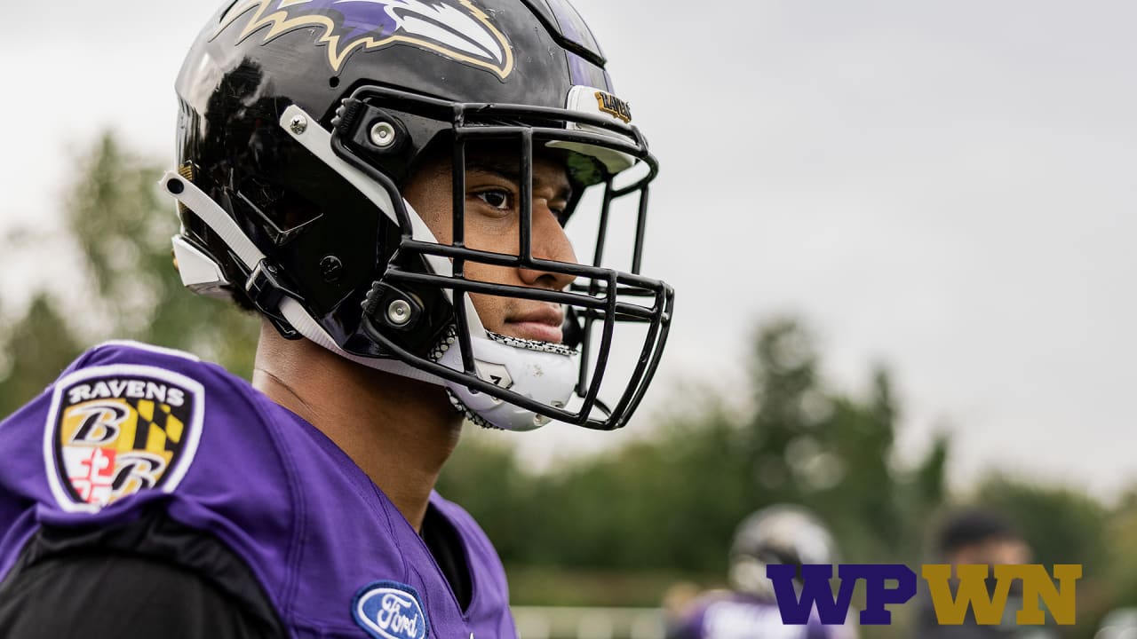 Kyle Hamilton On Field for Thursday’s Practice