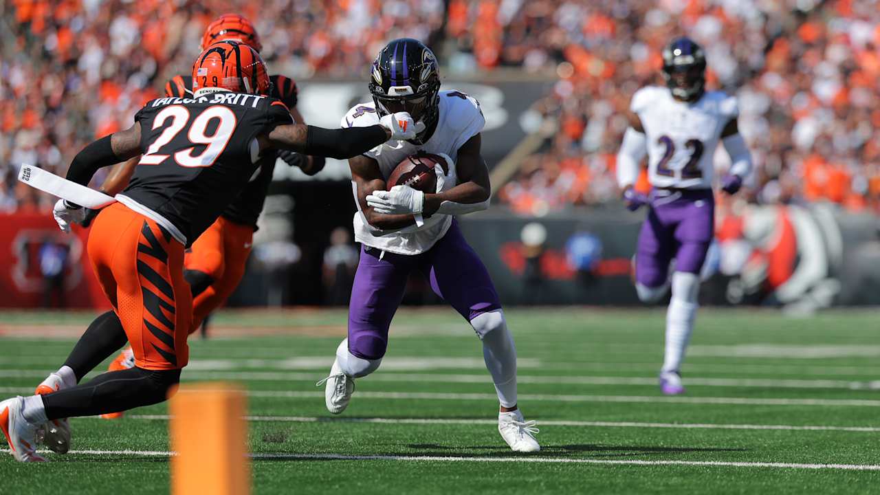 Lamar Jackson's Deep Strike to Zay Flowers | Ravens-Bengals Highlights ...