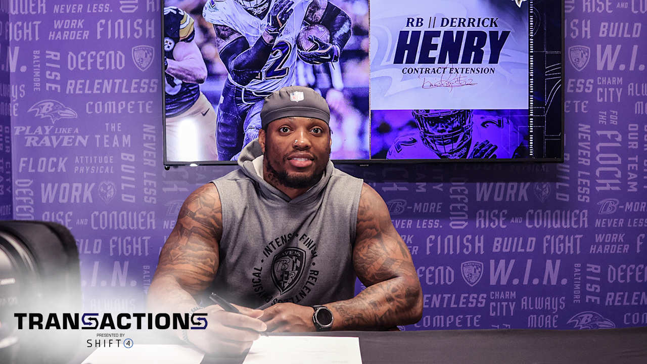 Derrick Henry Signs Two-Year Extension With Ravens