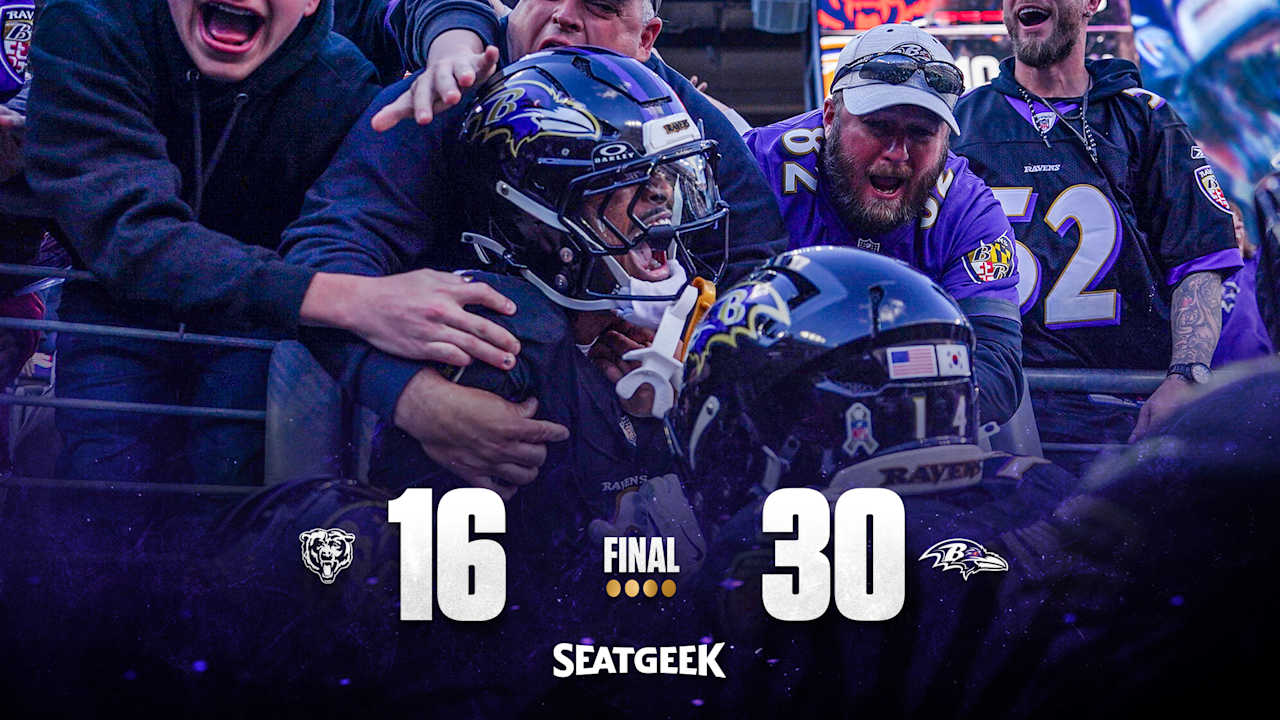 Ravens Defeat Bears to End Four-Game Skid | Game Recap