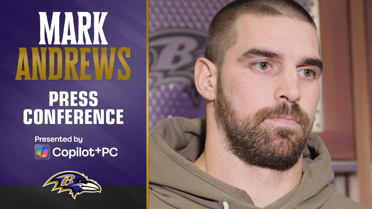 Mark Andrews on Approaching Triple-Crown Record | Ravens Press Conference