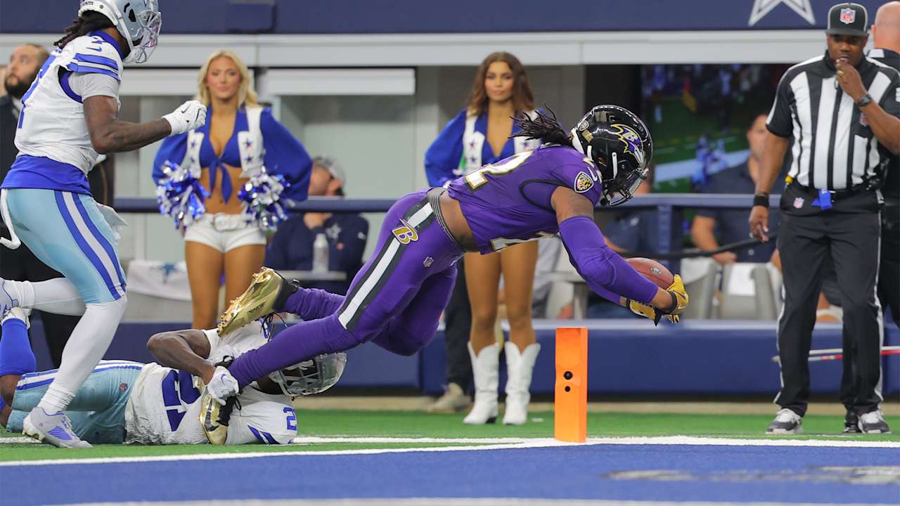 Derrick Henry Scores Second Touchdown in Dallas | Ravens-Cowboys ...