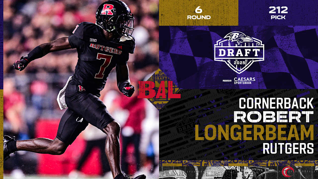 Ravens Draft Cornerback Robert Longerbeam in Sixth Round