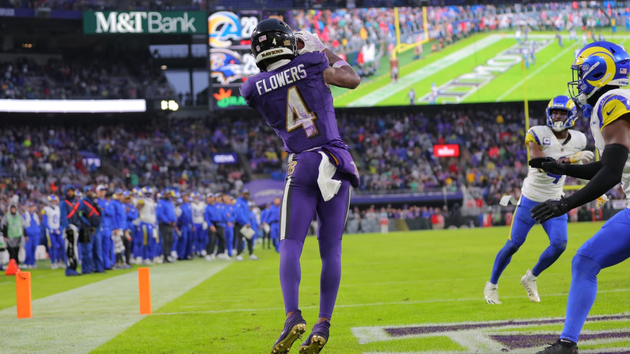 Lamar Jackson Flips Two-Point Conversion to Zay Flowers | Ravens-Rams Highlights, Week 14