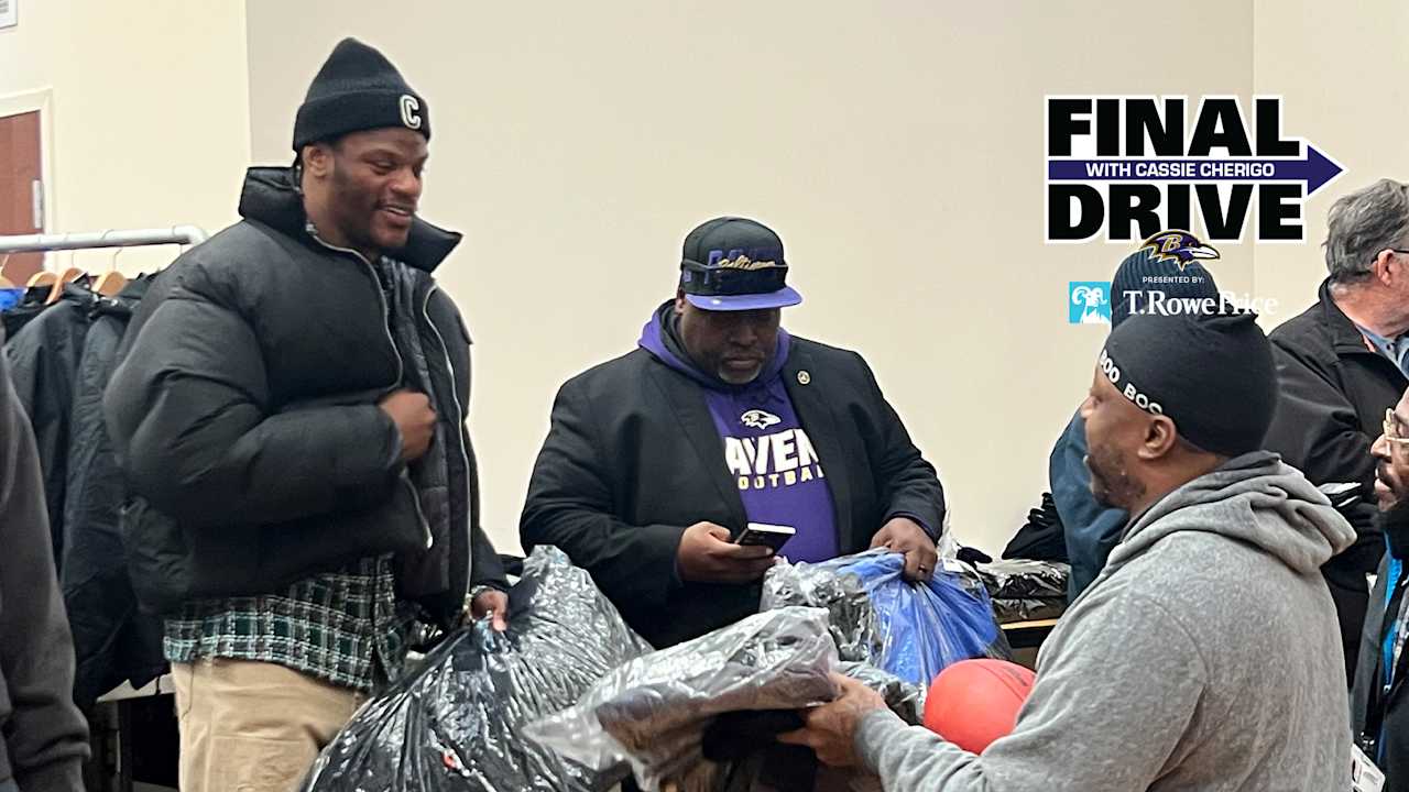 Lamar Jackson Hands Out Coats to Those in Need | Final Drive