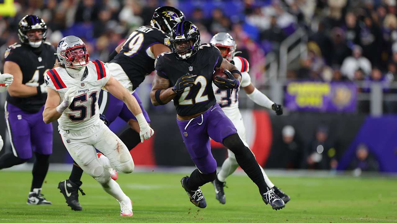 Derrick Henry Enters Patriots Territory With 23-Yard Gallop | Game ...