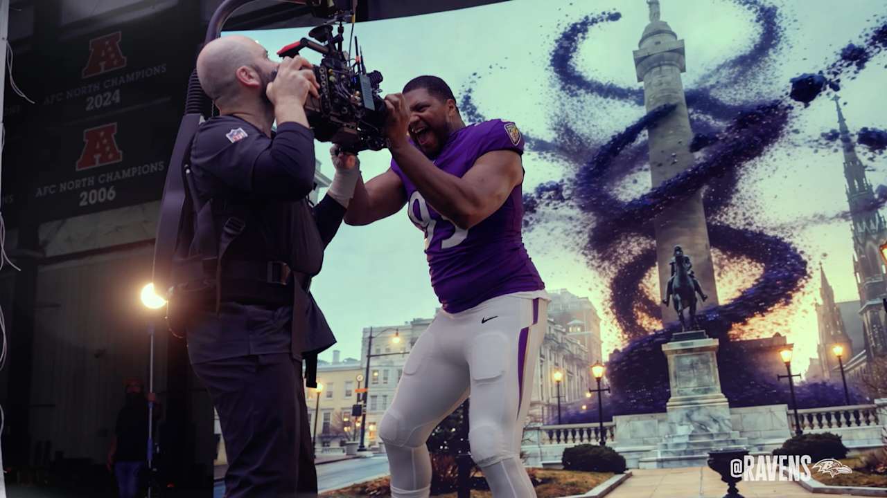 Behind the Scenes at Ravens Media Day