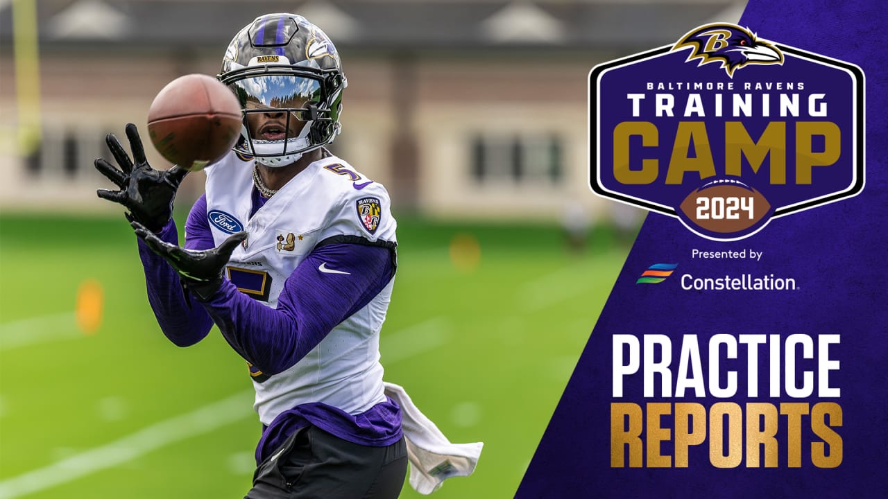 Ravens Secondary Feasts on More Interceptions | Training Camp Practice ...