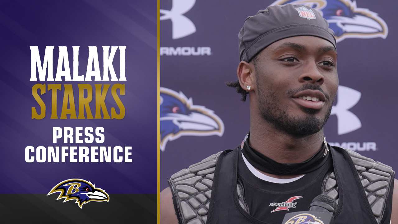 Malaki Starks: There are Levels to Football | Ravens Press Conferences
