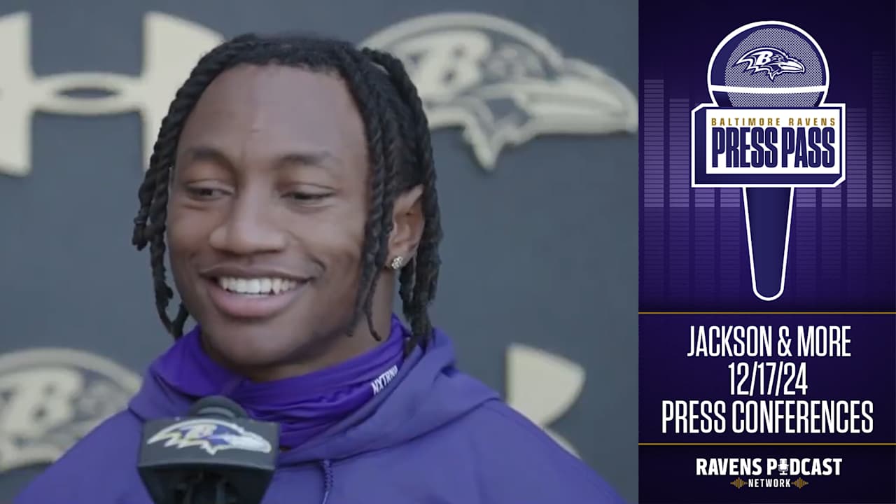 Jackson, Flowers, Humphrey & More: Ravens Press Conferences 12/17/24