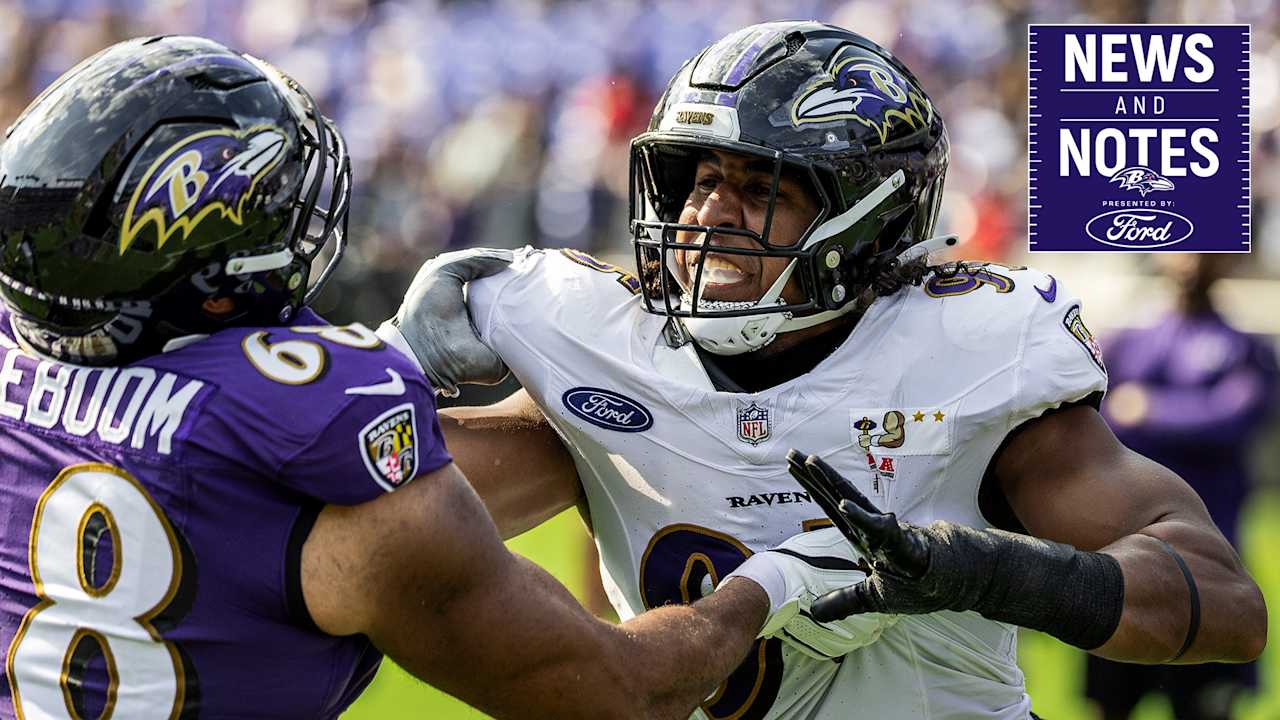 Tavius Robinson Emulates Ravens Legend Jarret Johnson | News & Notes