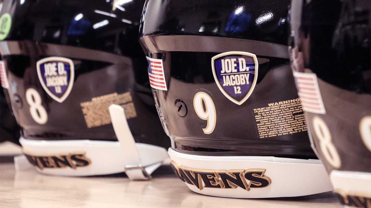 Ravens to Wear Helmet Decals Honoring Joe D’Alessandris and Jacoby Jones
