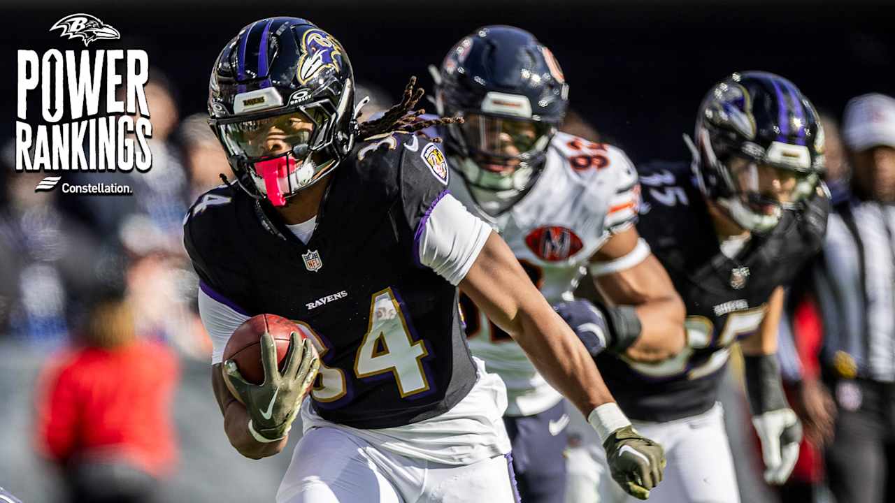 Ravens Climb in Power Rankings After Defeating Bears, Week 9 Power Rankings