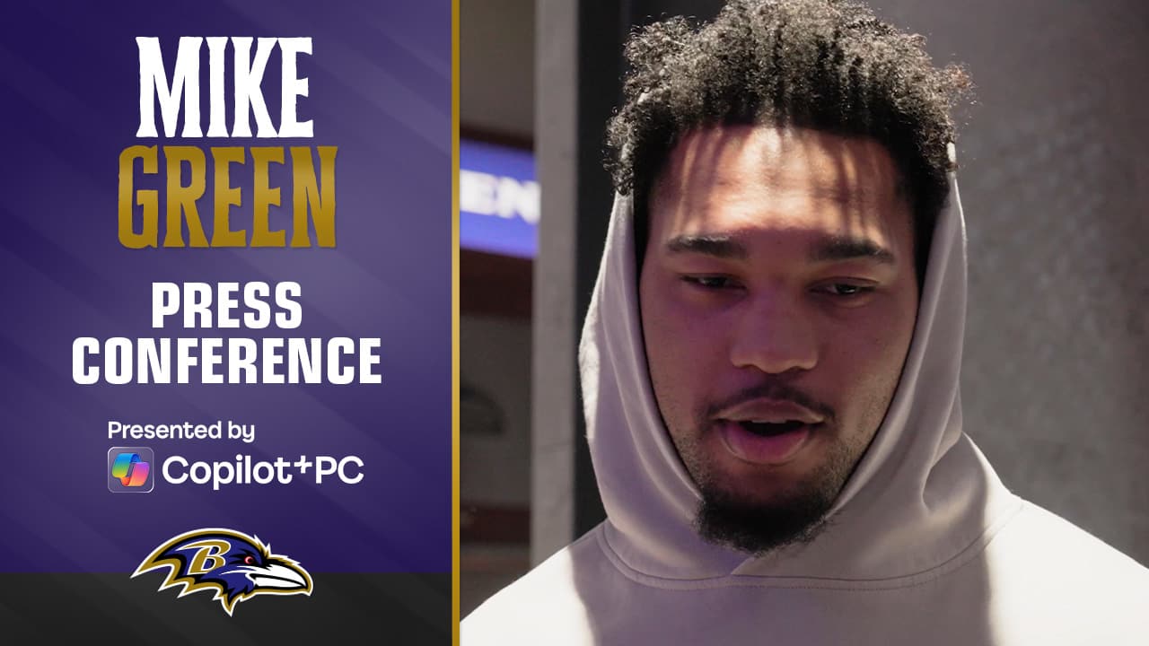 Mike Green Reflects on His Rookie Season | Ravens Press Conference