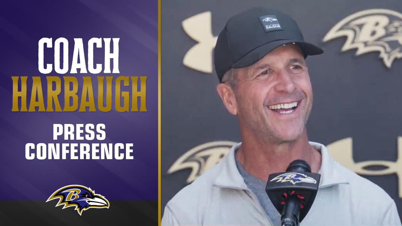 John Harbaugh: Let's Go to Work | Ravens Press Conference