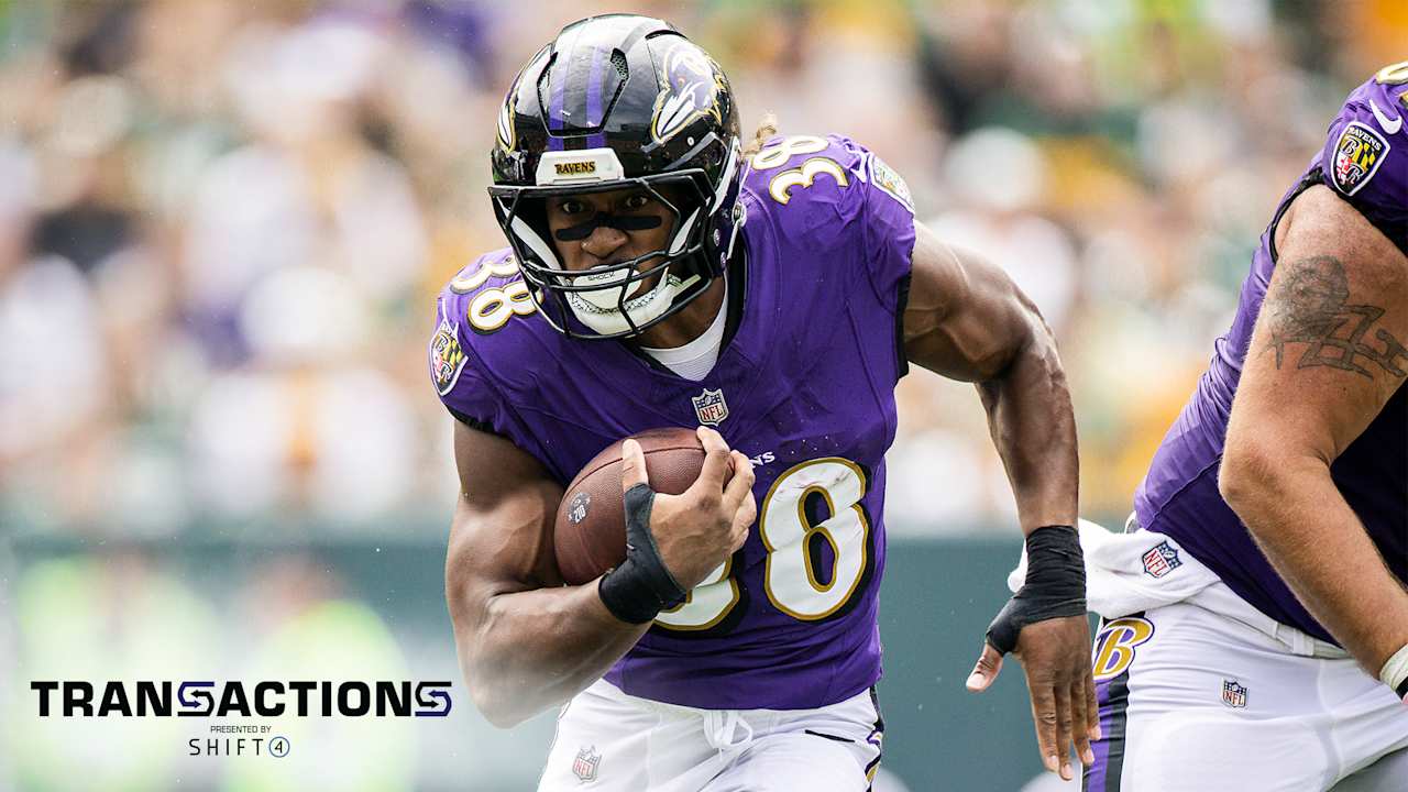 Ravens Waive Rookie Running Back