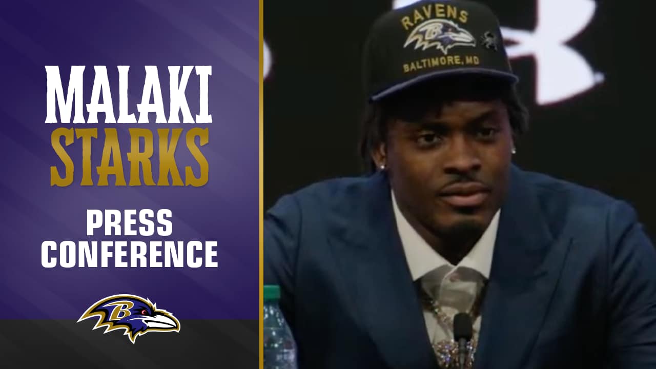 Malaki Starks: I'm in the Perfect Spot | Ravens Press Conference