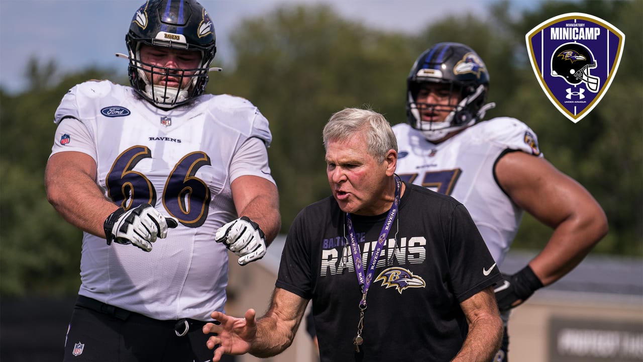 Ravens Offensive Line Coach Breaks Down Competition