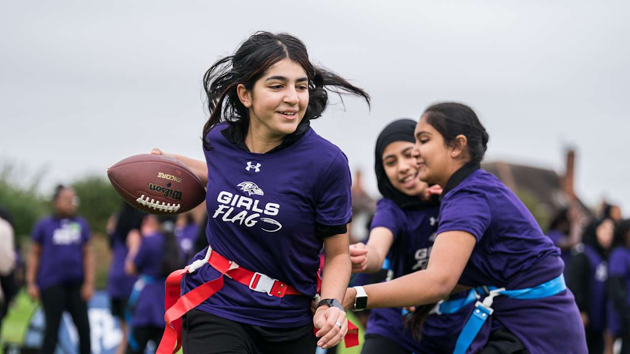 Nottingham Girls Flag Football Clinics
