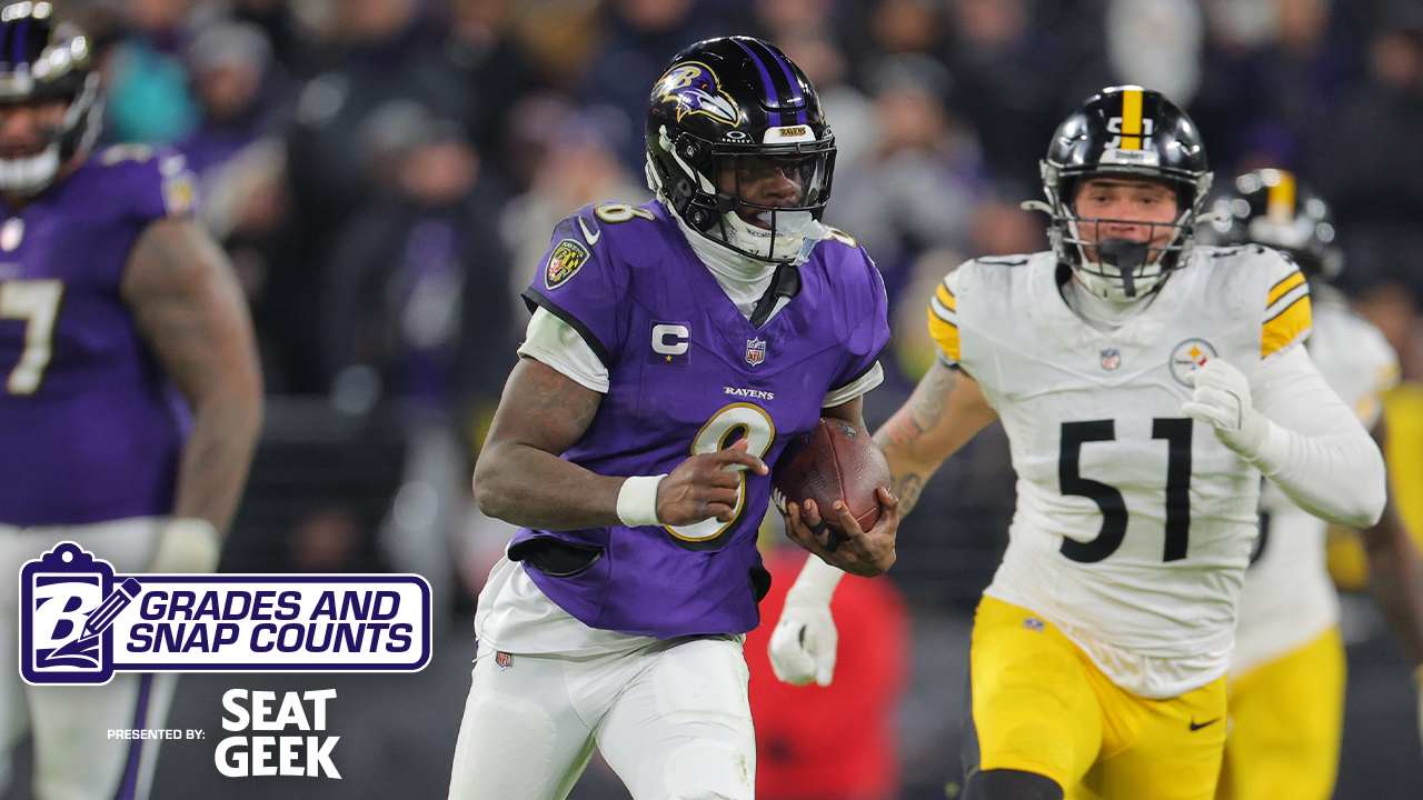 Lamar Jackson’s Best Playoff Game Yet | Ravens Grades & Snap Counts vs ...