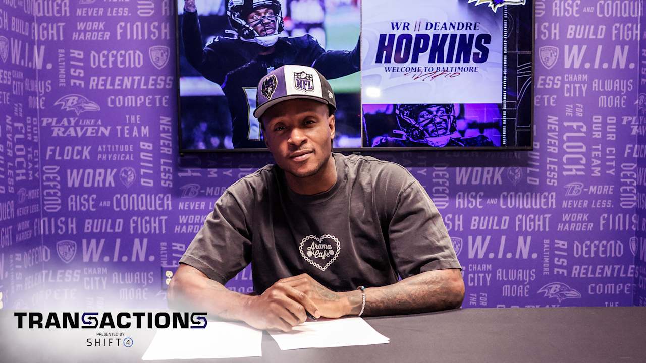 DeAndre Hopkins Signs With Ravens