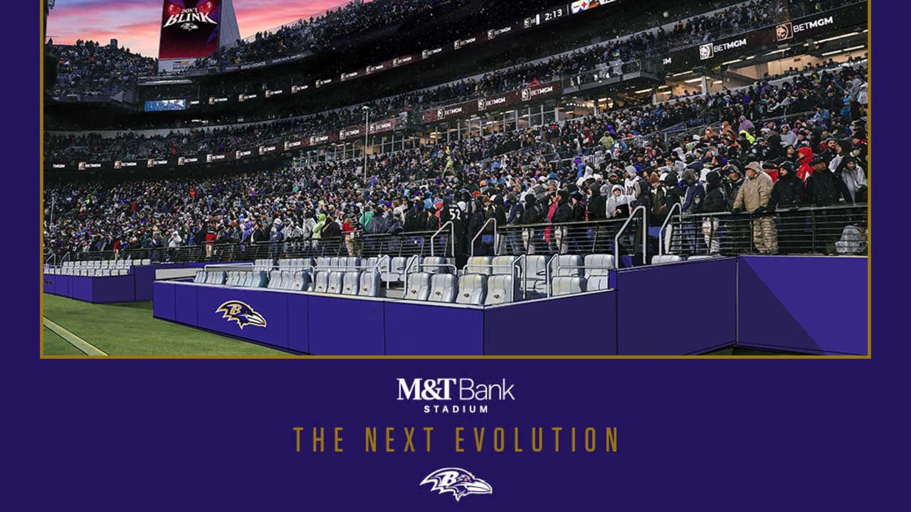 Ravens' New Permanent Field-Level Seats