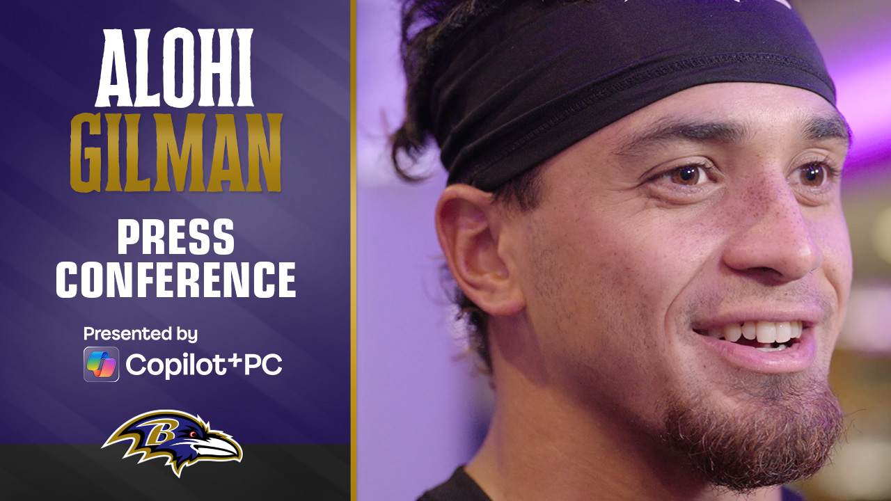 Alohi Gilman on Joining the Ravens | Ravens Press Conference