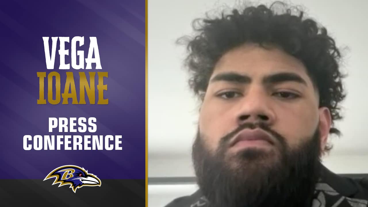 Vega Ioane on Being Drafted By Baltimore | Ravens Press Conference