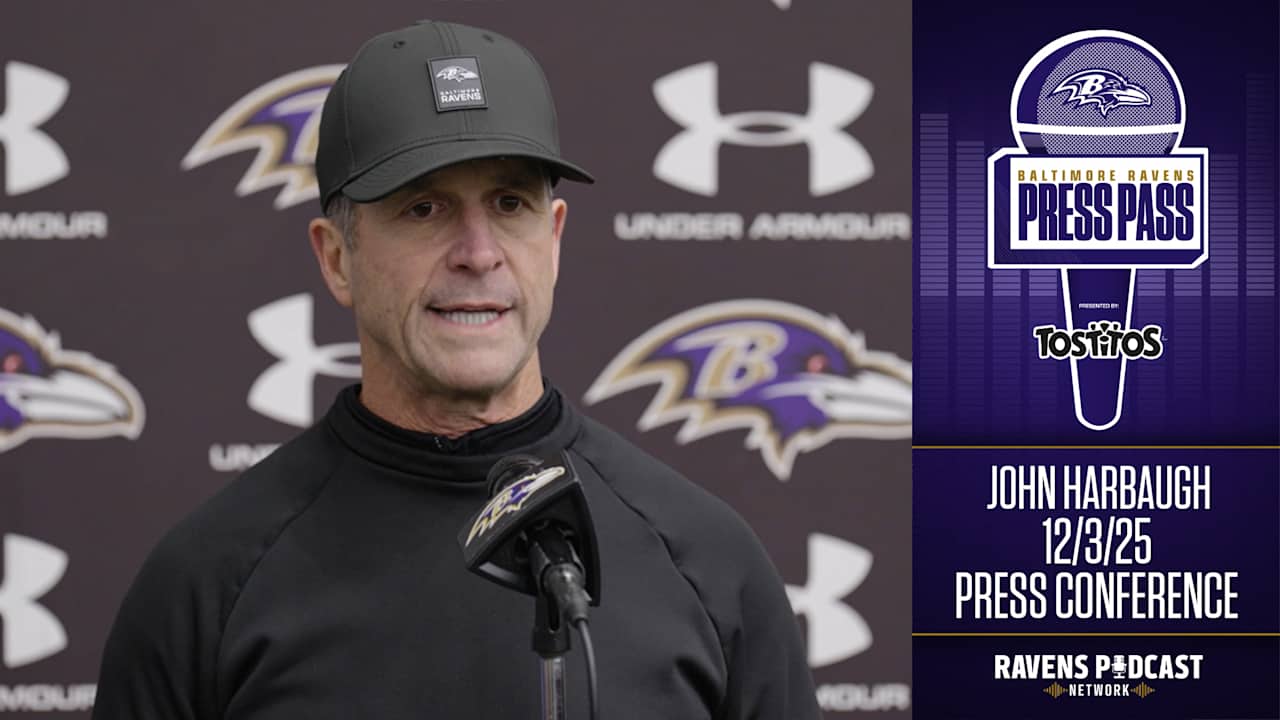 John Harbaugh, Rashod Bateman, Marlon Humphrey, Roquan Smith, & Malaki ...