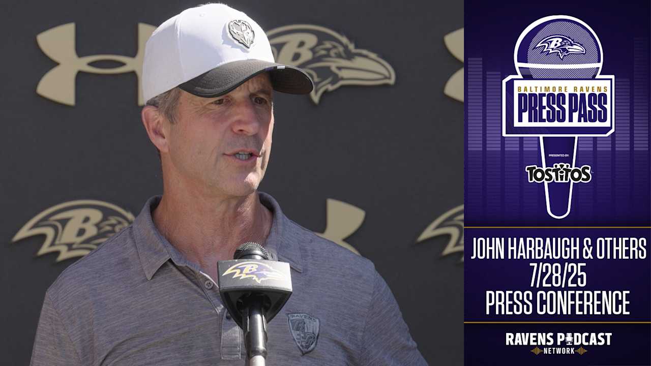 John Harbaugh, Zay Flowers, & Greg Lewis