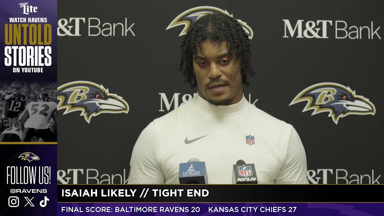 Isaiah Likely on His Big Performance