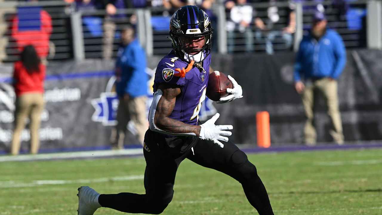 Zay Flowers Hauls in 27-Yard Gain vs. Broncos | Highlight: Ravens vs. Broncos, Week 9